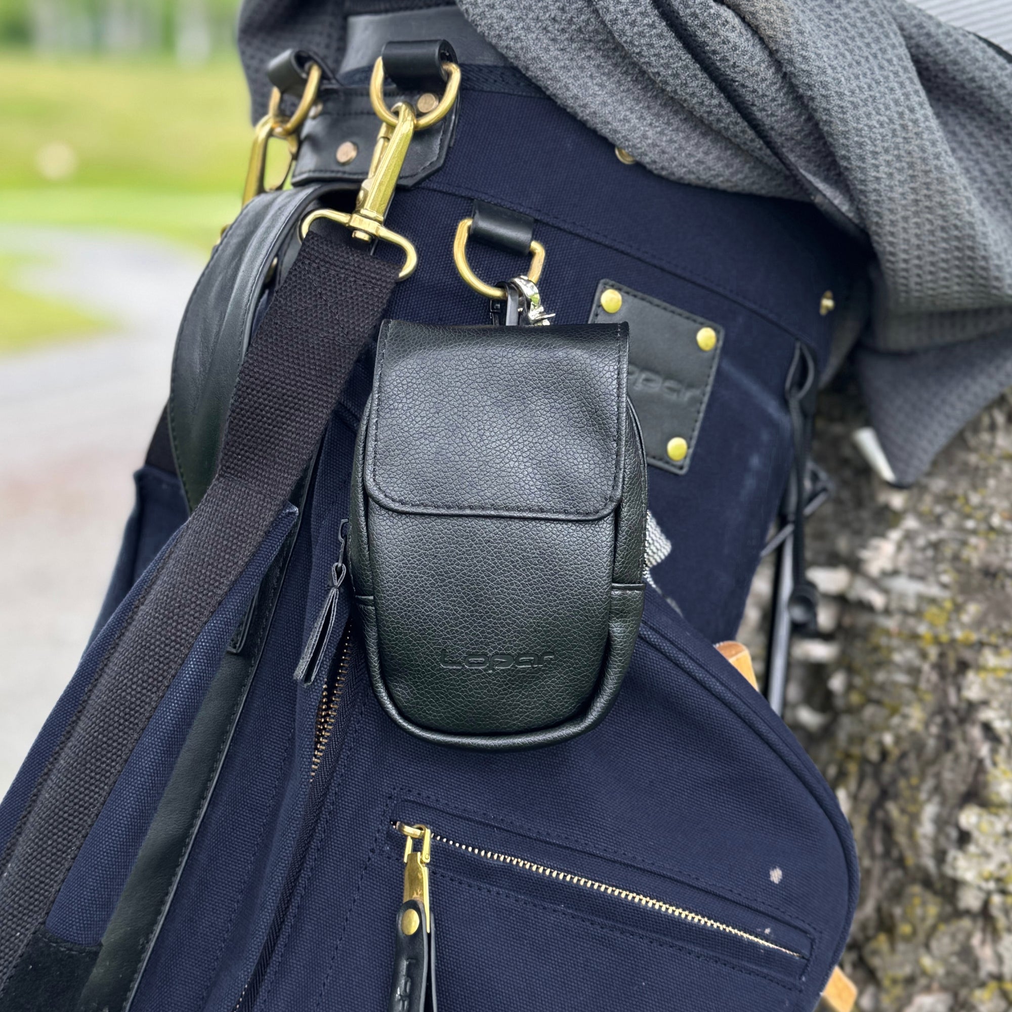 Leather Grain Rangefinder Case - Lopar Golf - Lopar